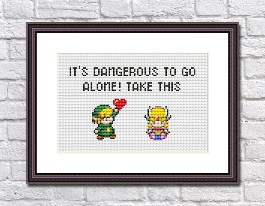 Legend of Zelda Link & Zelda Set of 2 Cross Stitch Pattern - Etsy