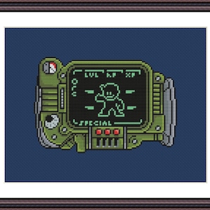 Pipboy Fallout Cross Stitch Pattern PDF Instant Download Video Game ...