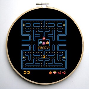 Arcade Video Game Cross Stitch Pattern PDF - Etsy