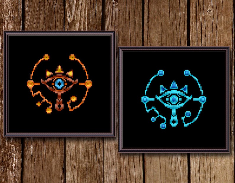 Legend of Zelda Sheikah Eye Cross Stitch Pattern PDF | Etsy UK
