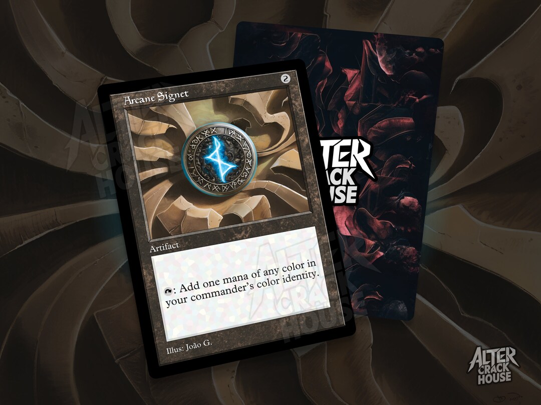 Arcane Signet MTG Custom Cards, Commander, Edh and Cedh High Quality ...