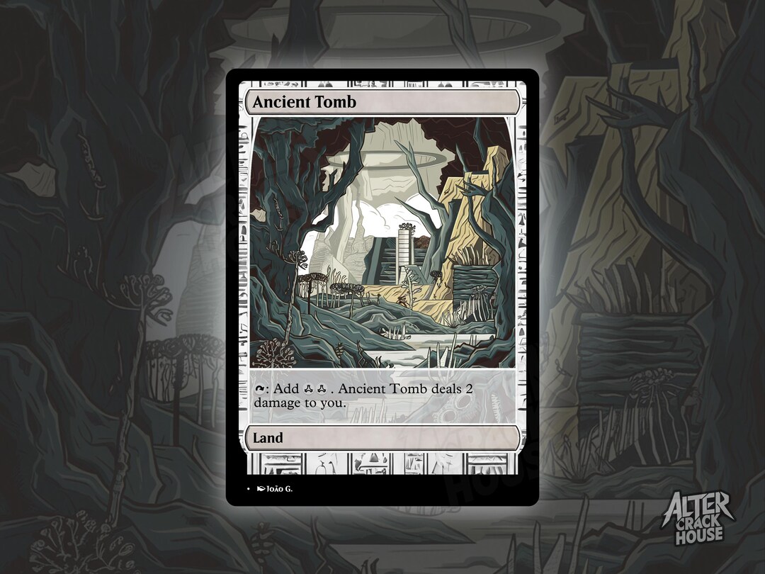 Ancient Tomb Full Art Alter PRE-ORDER MTG Custom Cards, Commander, Edh ...