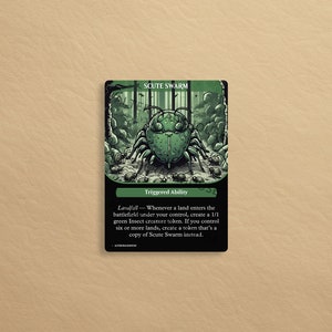Scute Swarm Trigger MTG Custom Cards, Commander, EDH and CEDH High ...