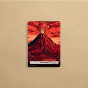 Floating Red Mana Token MTG Custom Cards, Commander, EDH and CEDH High ...
