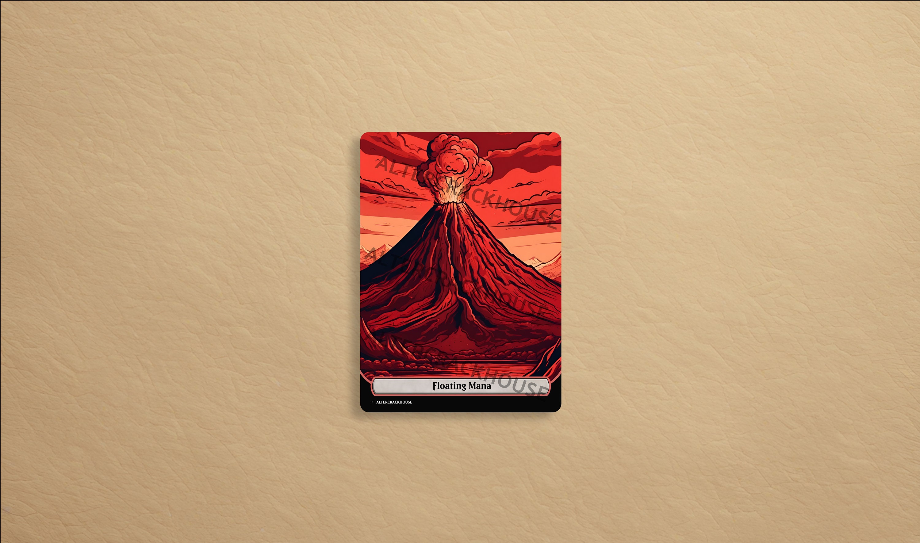Floating Red Mana Token MTG Custom Cards, Commander, EDH and CEDH High ...