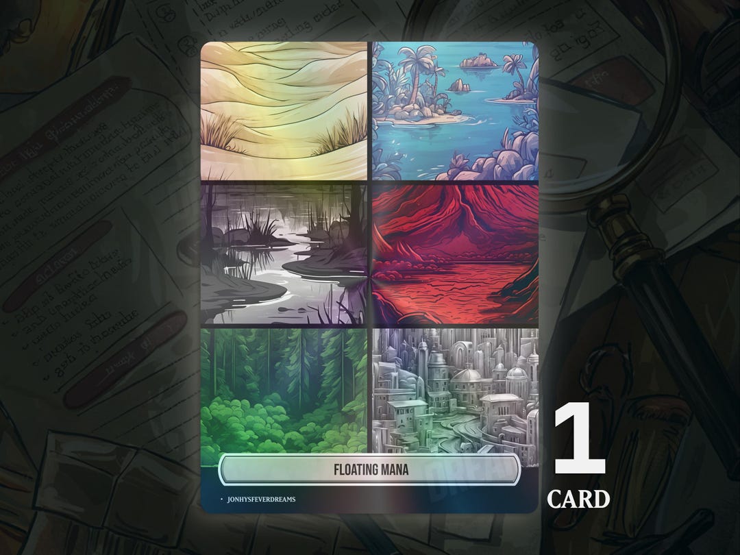 Floating Mana FOIL Token - Mtg Custom Cards, Commander, Edh and Cedh ...