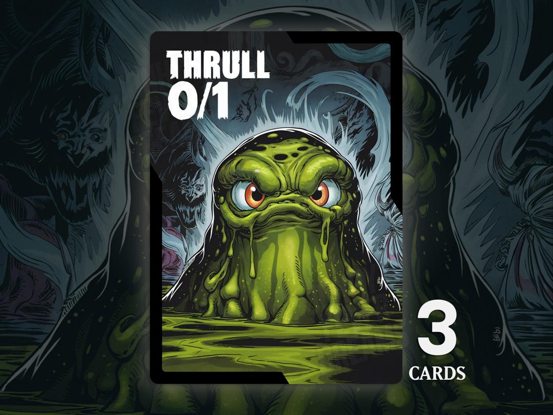 Thrull 0/1 Token - 3x Cards - PRE-ORDER - MTG Custom Cards, Commander ...