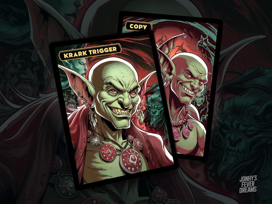 Krark, the Thumbless Trigger - PRE-ORDER - Double Sided Trigger Token ...