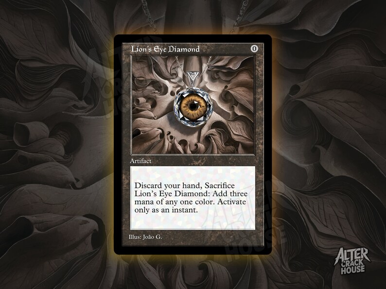 Lion's Eye Diamond PRE-ORDER MTG Custom Cards, Commander, Edh and Cedh ...