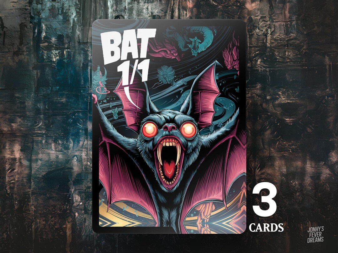 Bat 1/1 Token - 3x Cards - MTG Custom Cards, Commander, Edh and Cedh ...