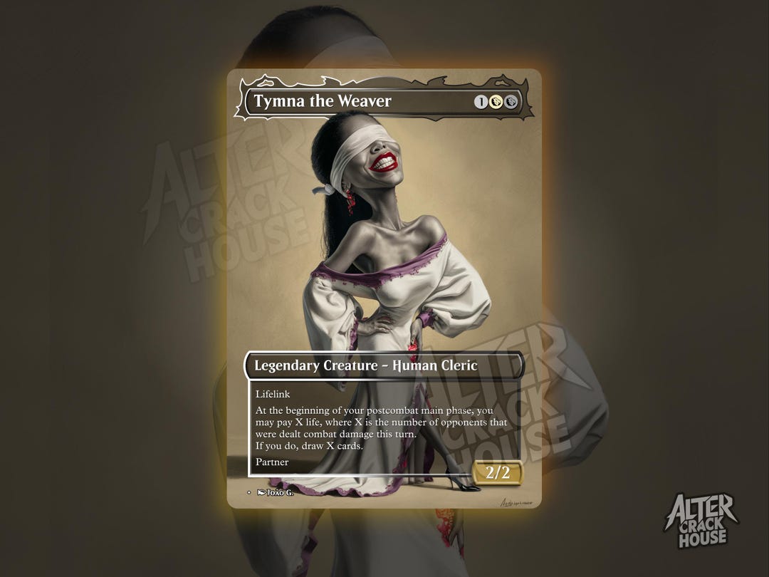 Tymna the Weaver Full Art Borderless MTG Custom Cards, Commander, Edh ...