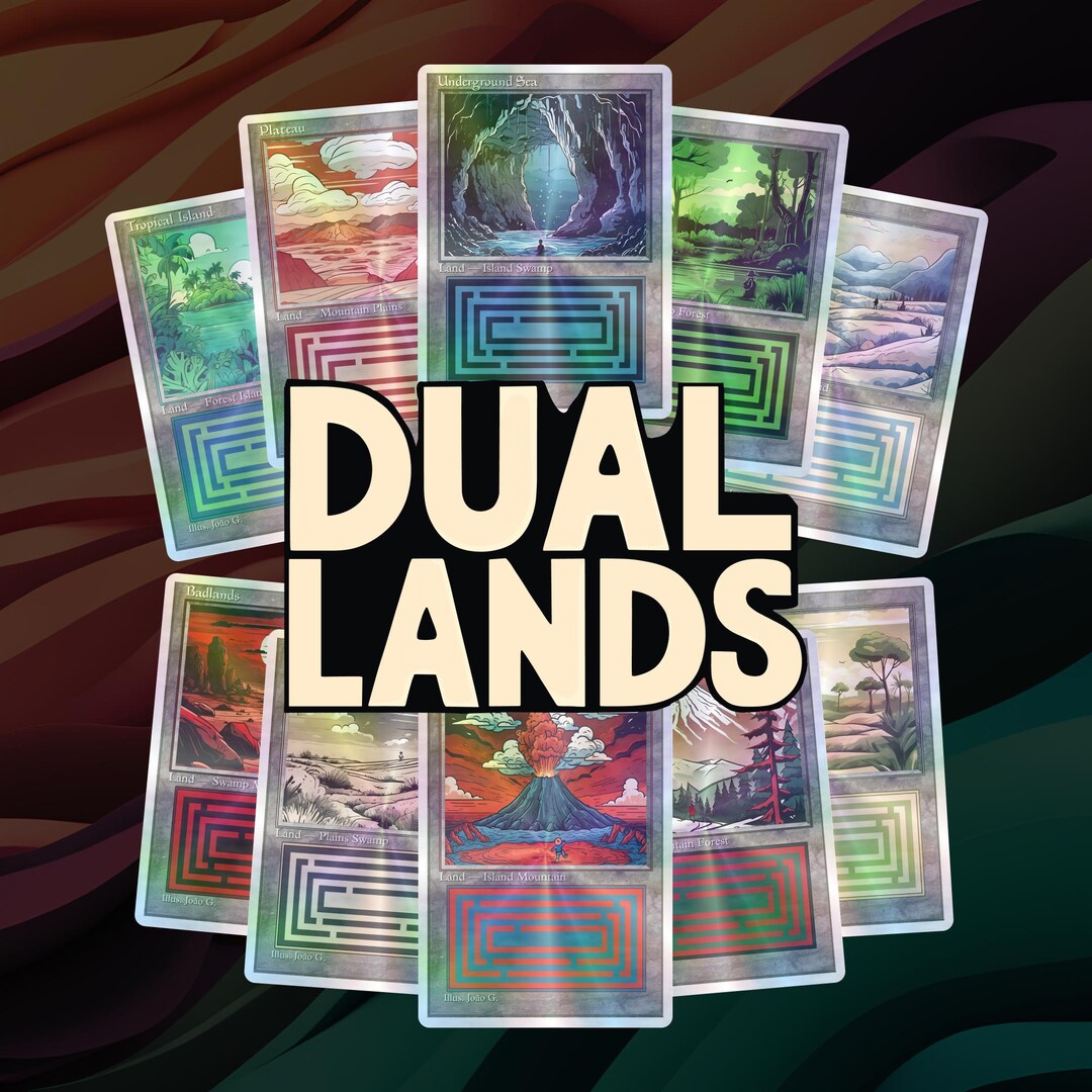 Dual Lands FOIL Bundle PRE-ORDER Mtg Custom Cards, Commander, Edh and ...