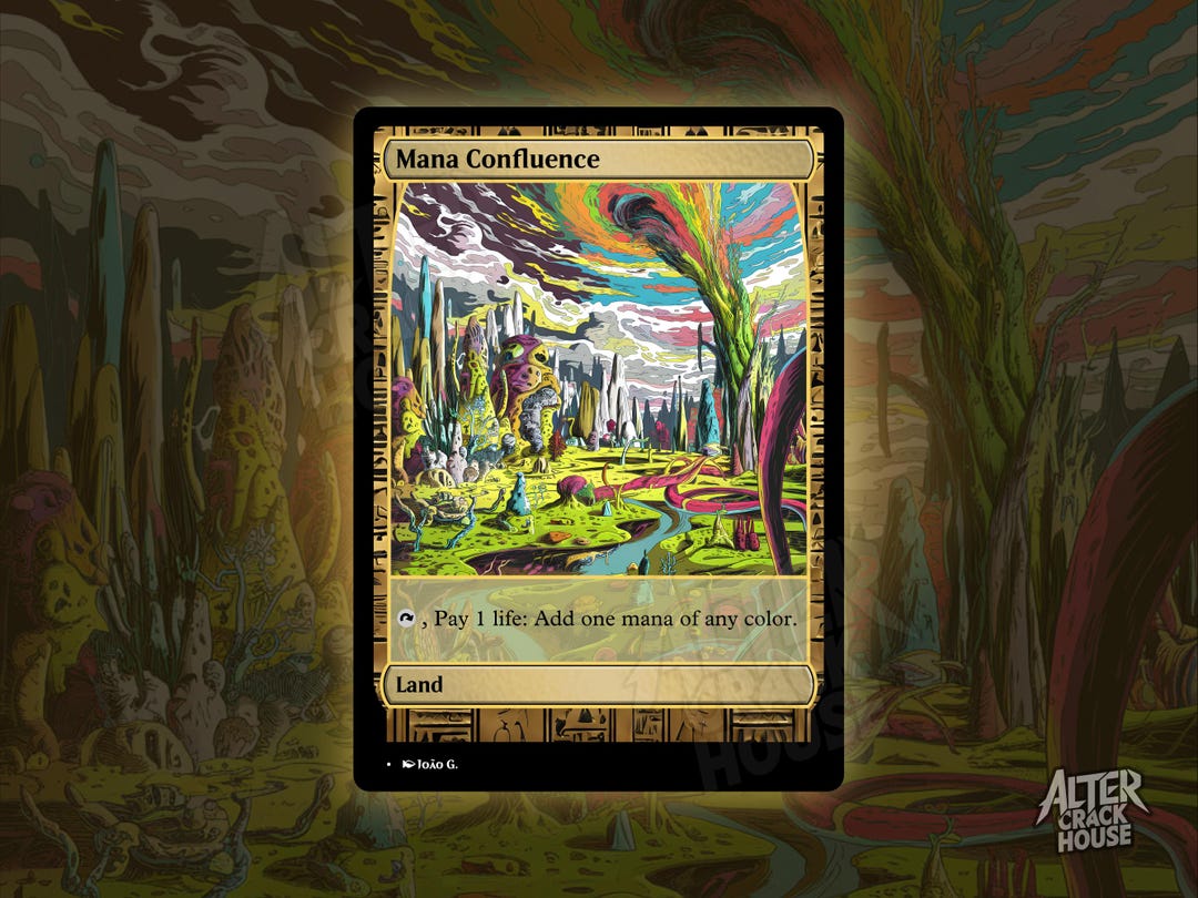 Mana Confluence Full Art Alter PRE-ORDER MTG Custom Cards, Commander ...