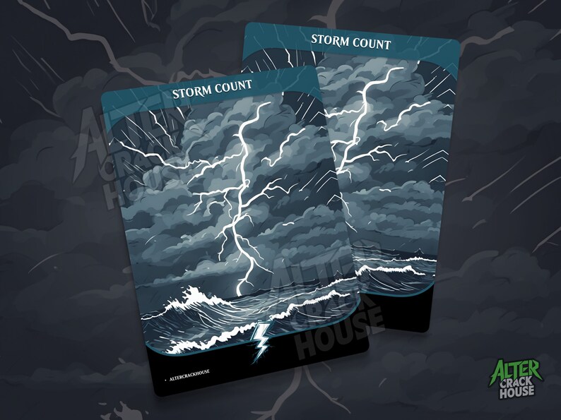 Storm Count Token MTG Custom Cards, Commander, EDH and CEDH High ...