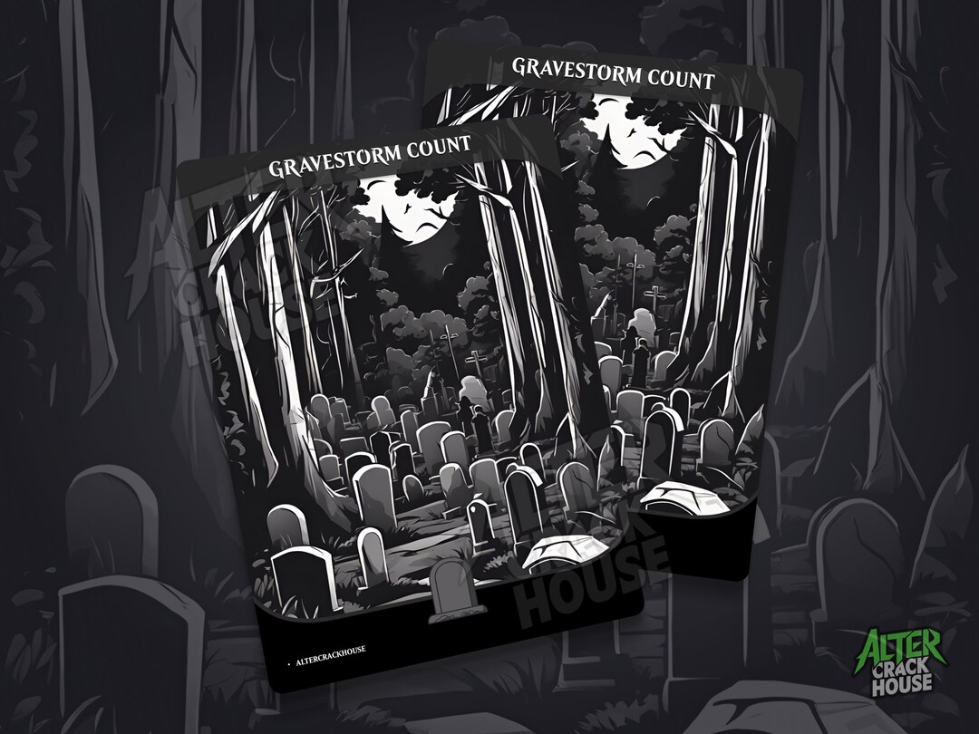 Gravestorm Count Token MTG Custom Cards, Commander, EDH and CEDH High ...