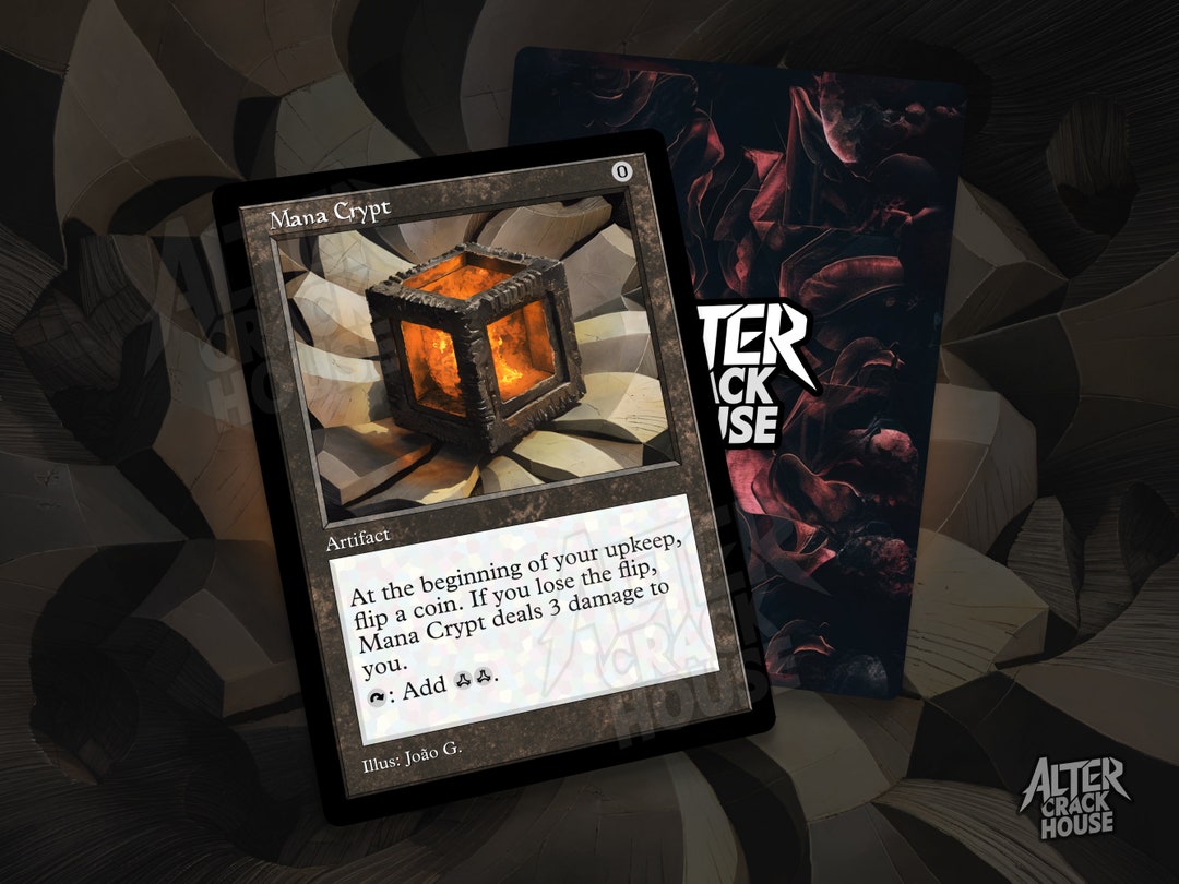 Mana Crypt MTG Custom Cards, Commander, Edh and Cedh High Quality ...