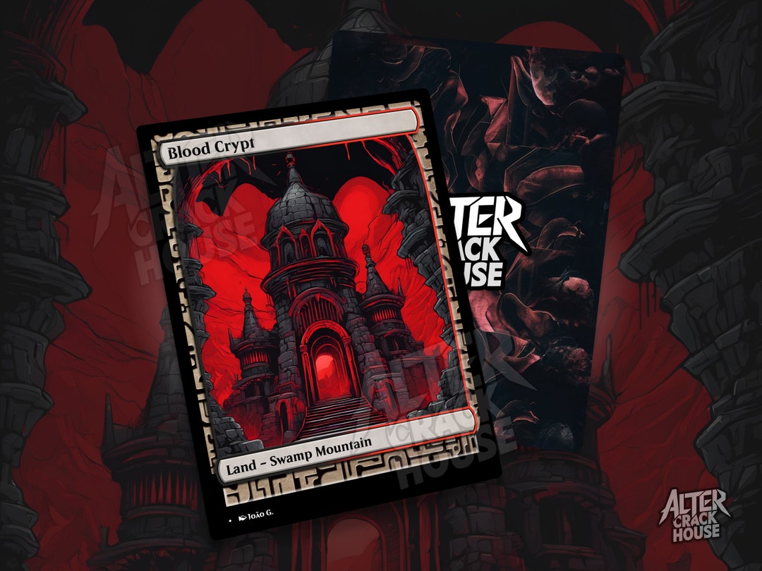 Blood Crypt Full Art MTG Custom Cards, Commander, Edh and Cedh High ...