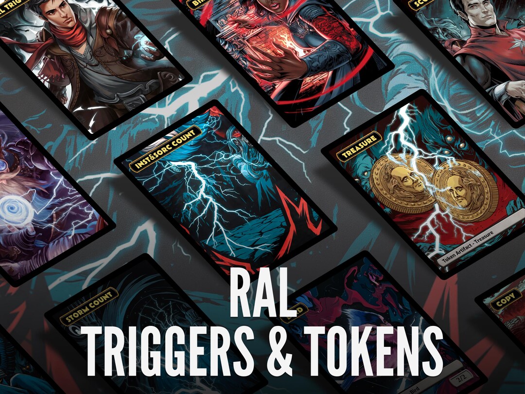 Ral, Monsoon Mage Tokens and Triggers Full Pack - 10x Cards - MTG Custom Cards, Commander, Edh ...
