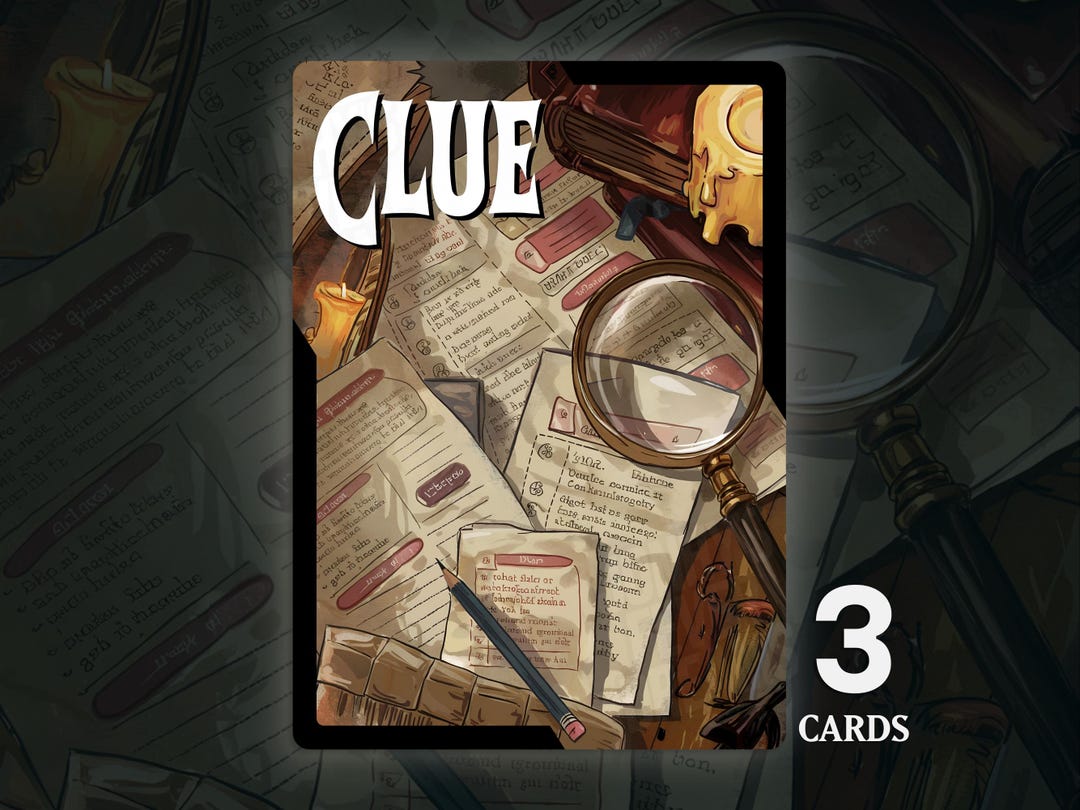 Clue Token - 3x Cards - MTG Custom Cards, Commander, Edh and Cedh High ...