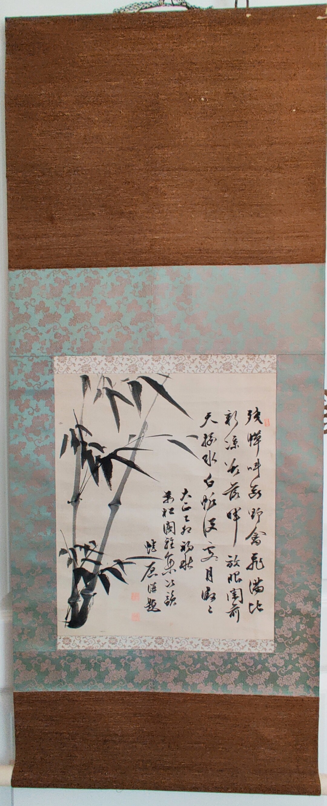 Antique Asian Scroll Painting - Etsy