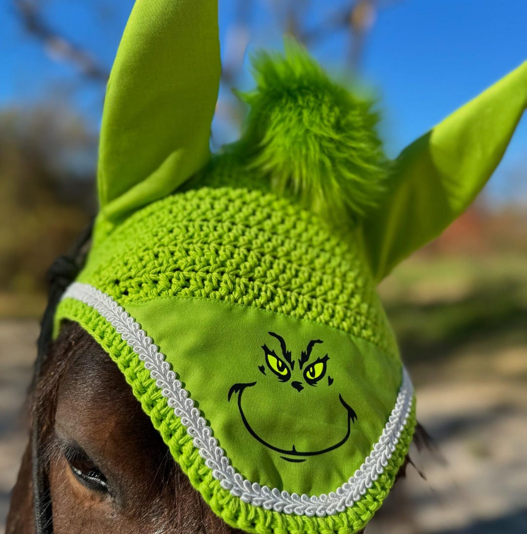 Grinch Horse Fly Bonnet - Etsy