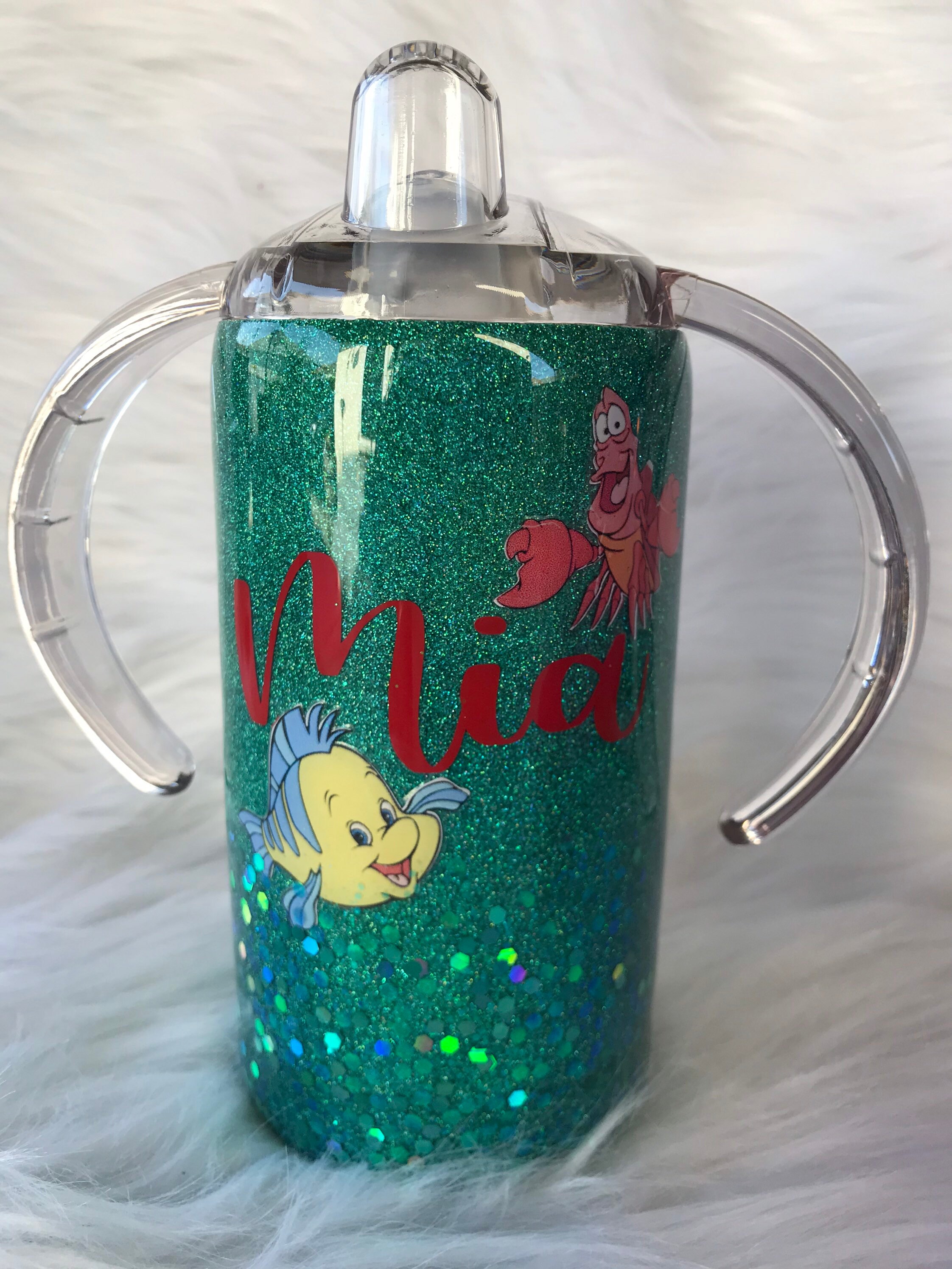 Little Mermaid Sippy Cup - Etsy