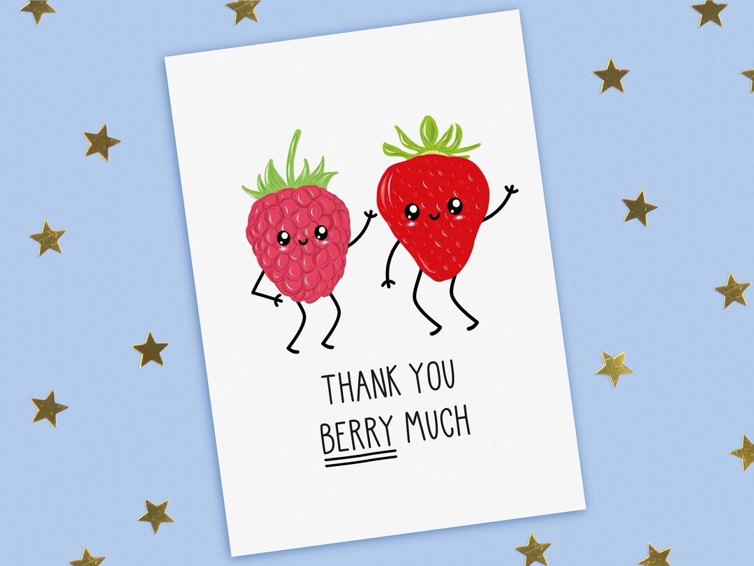 Funny Thank You Card - Etsy