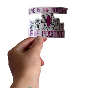 Live in the Moment Rave Positive Sticker Concert Music Festival ...