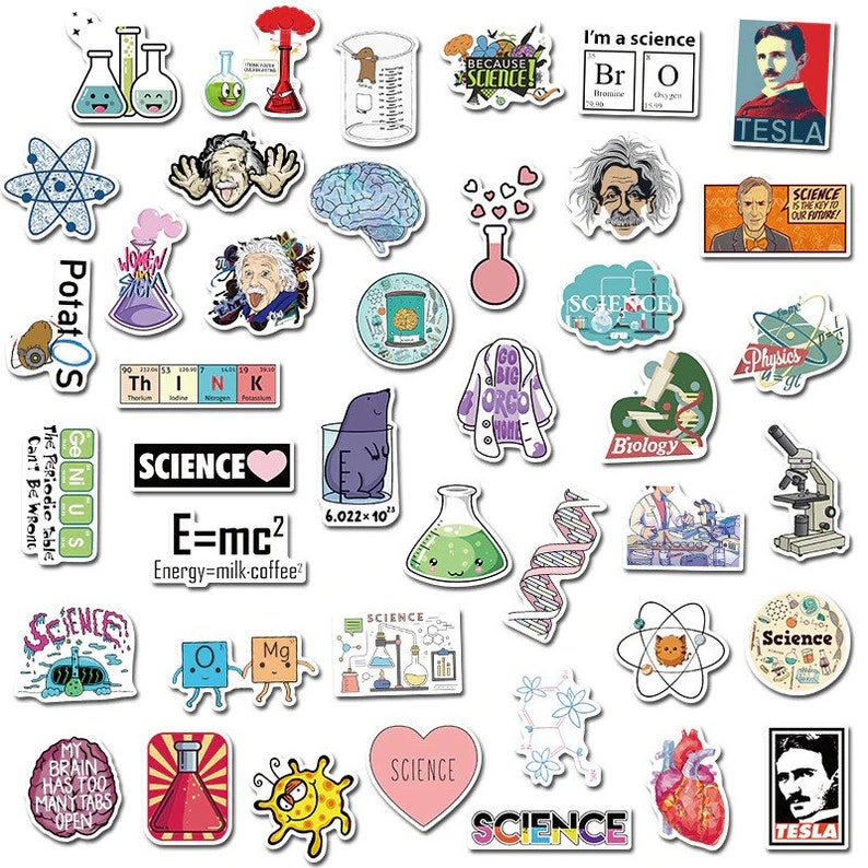 50pcs Cool Mixed Stickers Planner Stickers Laptop | Etsy