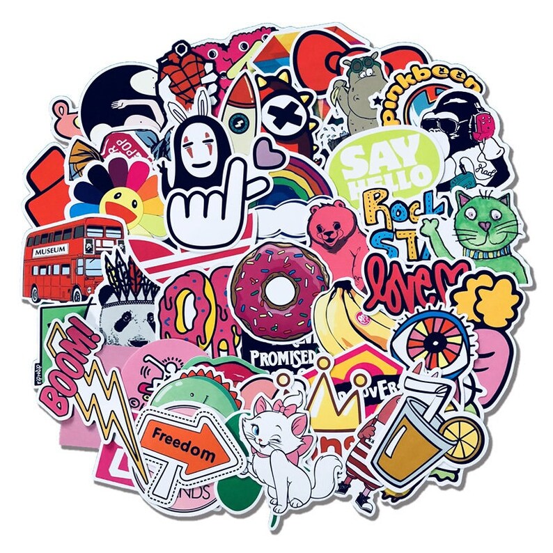 50Pcs Super Cool Stickers for Hydroflask Sticker Pack | Etsy