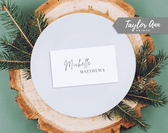 Dinner Name Cards - Etsy