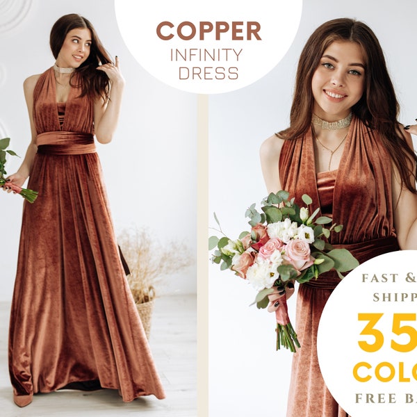 Copper Infinity - Etsy