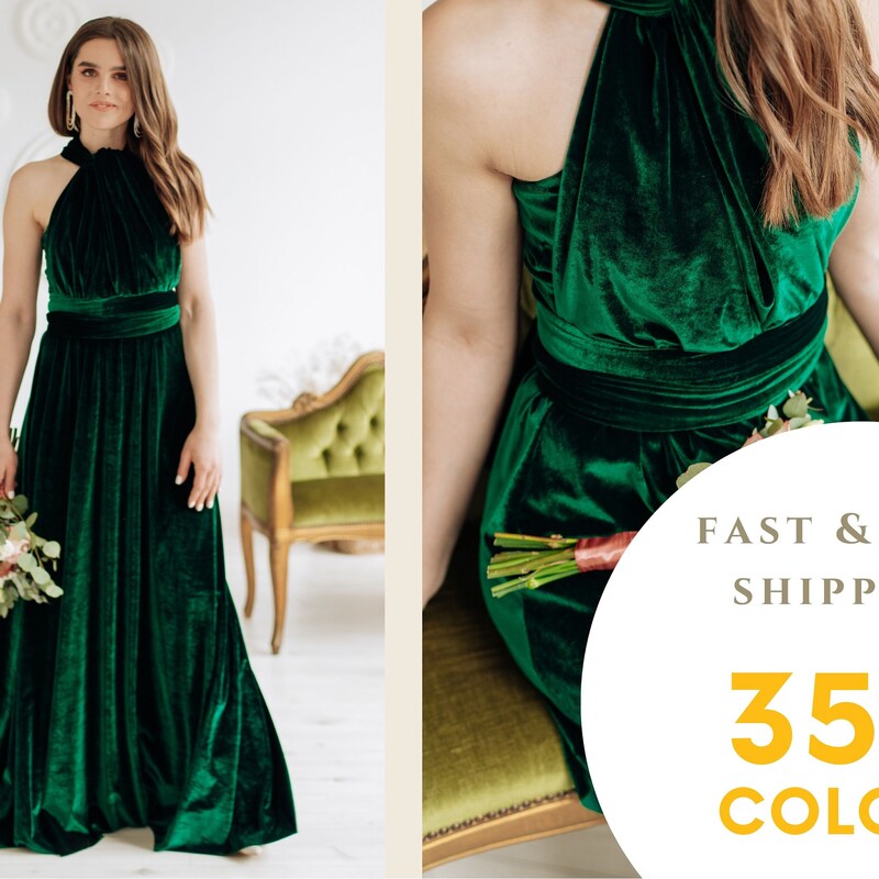 Emerald Bridesmaid - Etsy
