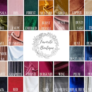 VELVET SWATCH SAMPLE Fabric Sample of Stretch Velvet - Etsy