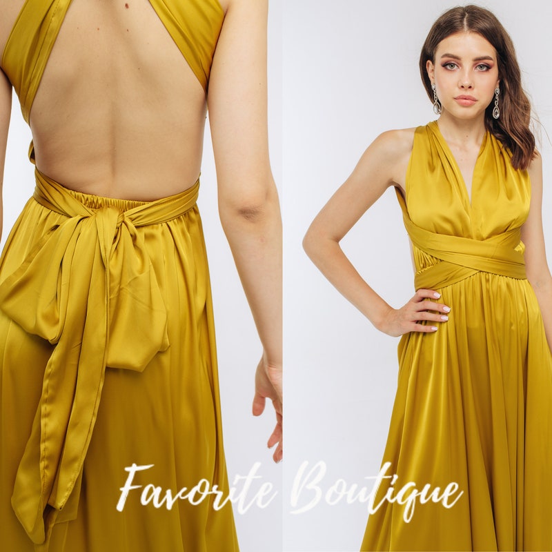 Mustard Dress - Etsy