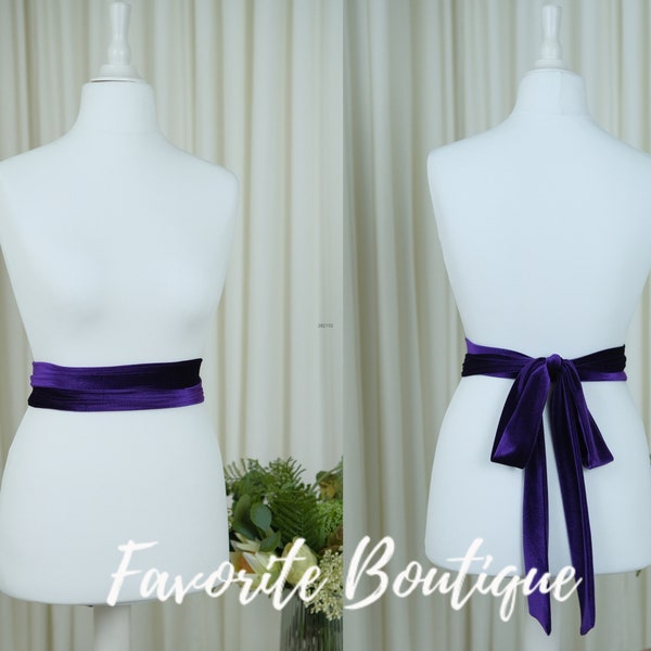 Plum Sash - Etsy