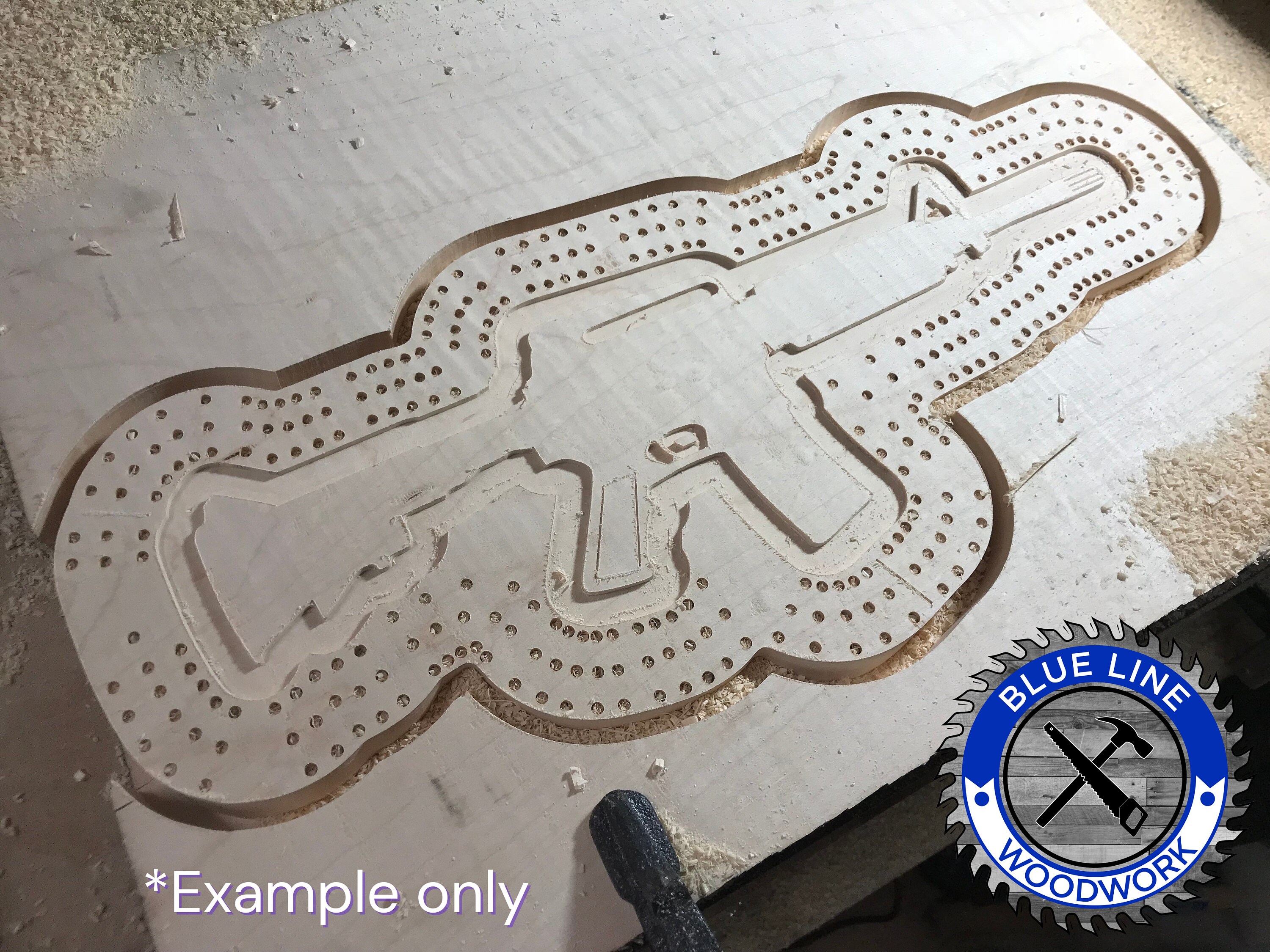 Rifle Crib Board CNC Files. Vectric Vcarve, Carbide Create, SVG - Etsy