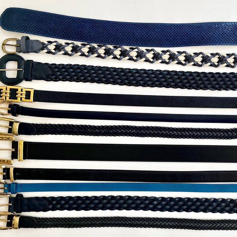 Blue Belt - Etsy