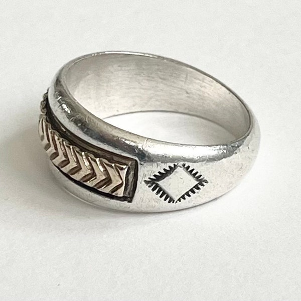 Gold Navajo Ring - Etsy