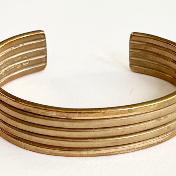Solid Brass Bracelet - Etsy