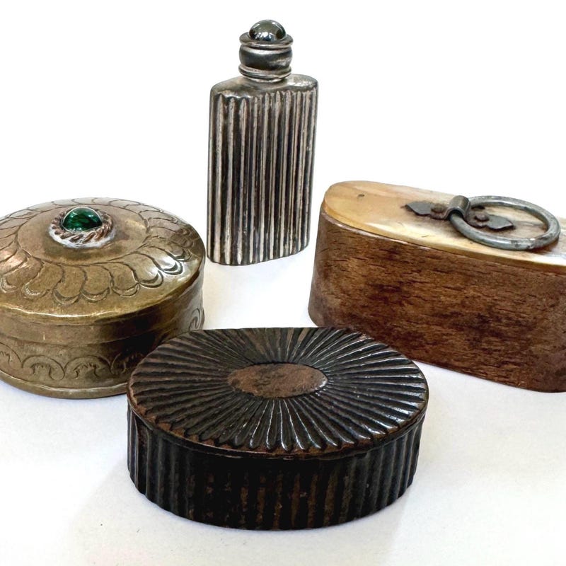 Antique Brass Snuff Boxes - Etsy