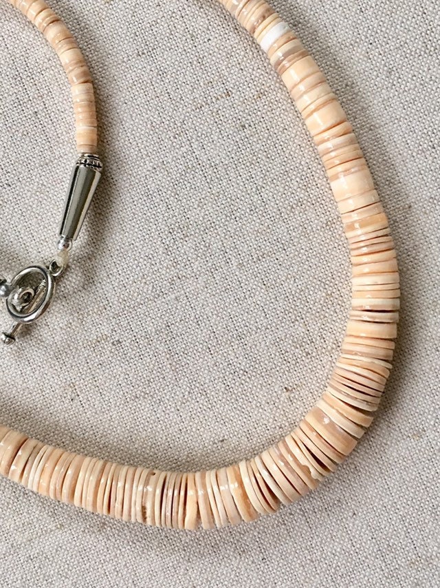 Graduated Heishi Necklace Multi Vintage Native American Santo Domingo ...