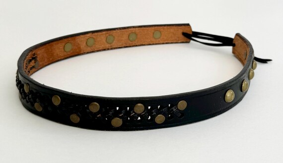 Western Leather Hat Band Handmade Cowboy Hat Band Rep… - Gem