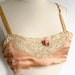 Edwardian Silk Brassiere Bra Top Handmade Antique Victorian Lingerie ...