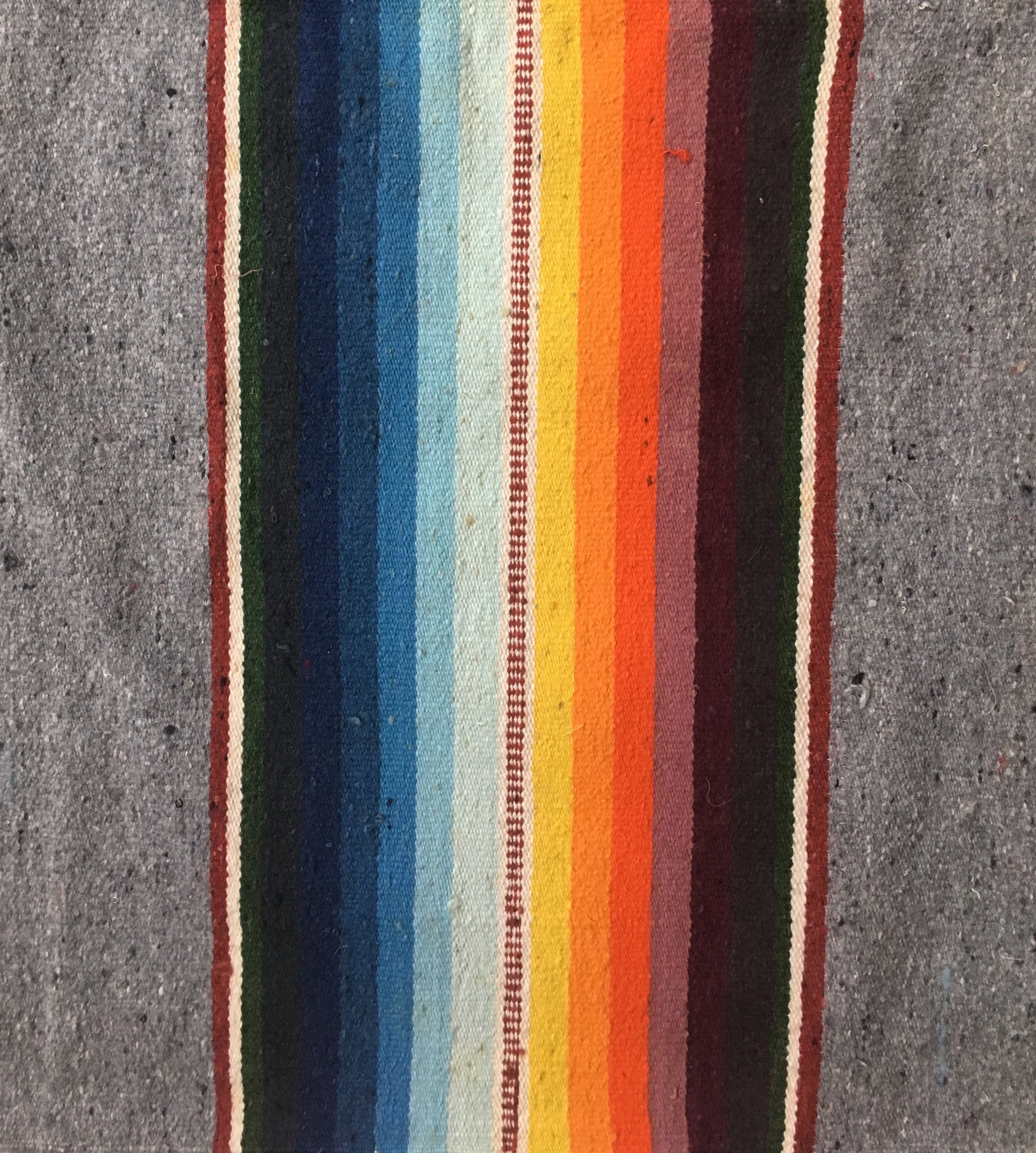 Vintage Serape Saltillo Blanket 40s Throw Woven Mexican Style with ...
