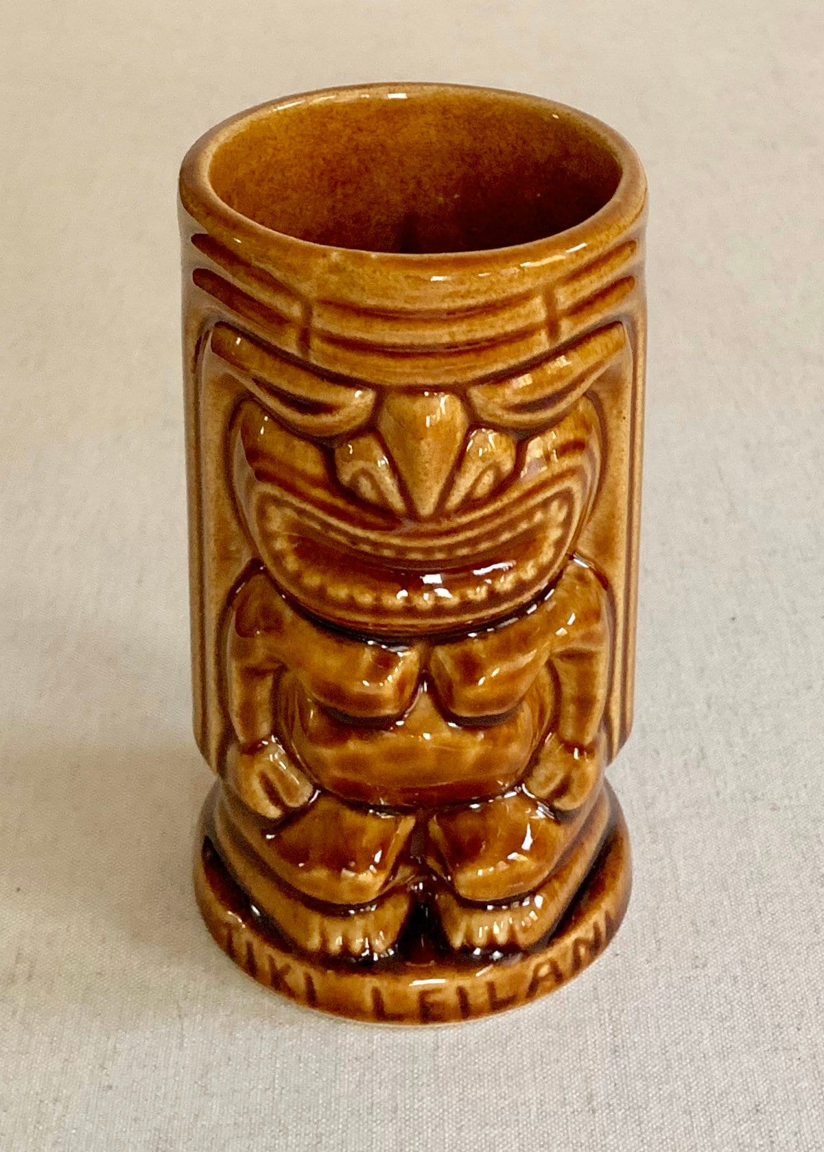 Mid Century Tiki Mug Lot Set of 4 Vintage Barware Drinkware Tropical ...