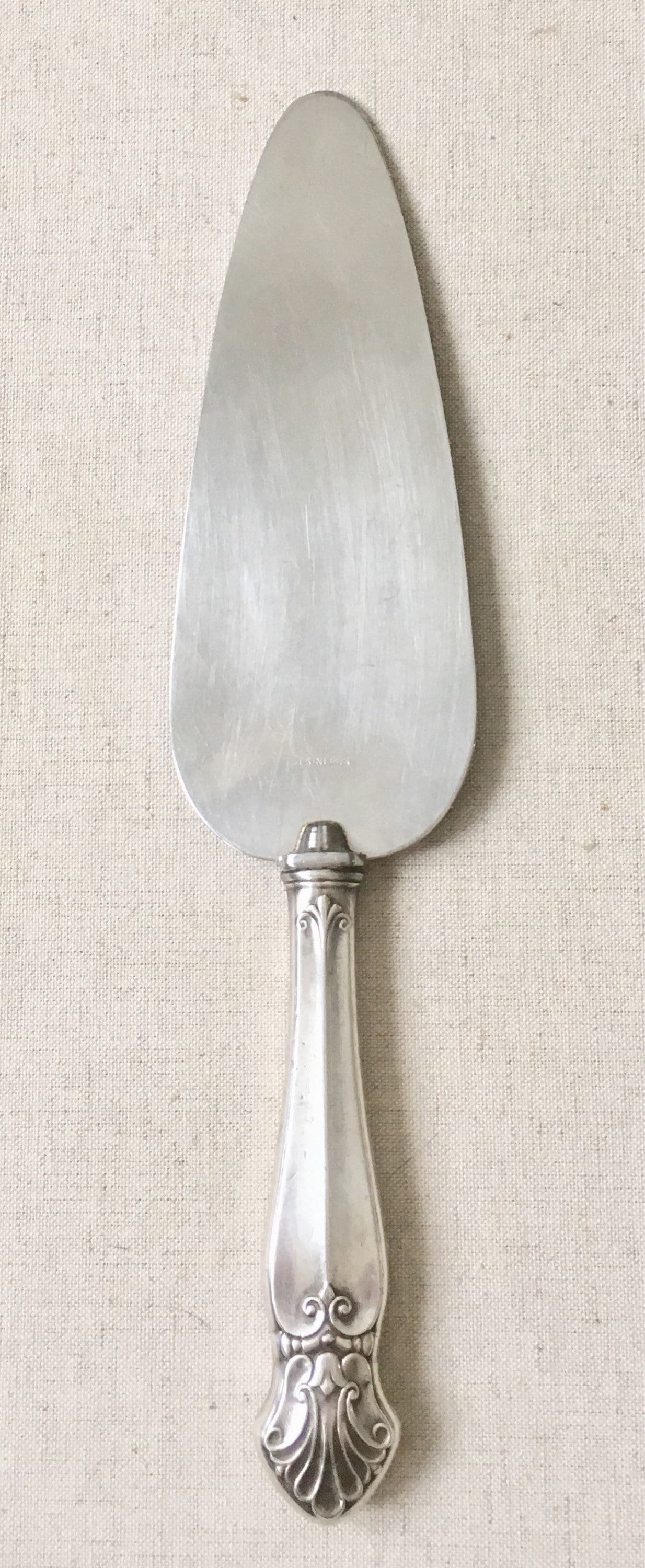 Sterling Silver Cake Knife Wedding Cake Cutter Server Vintage Royal ...