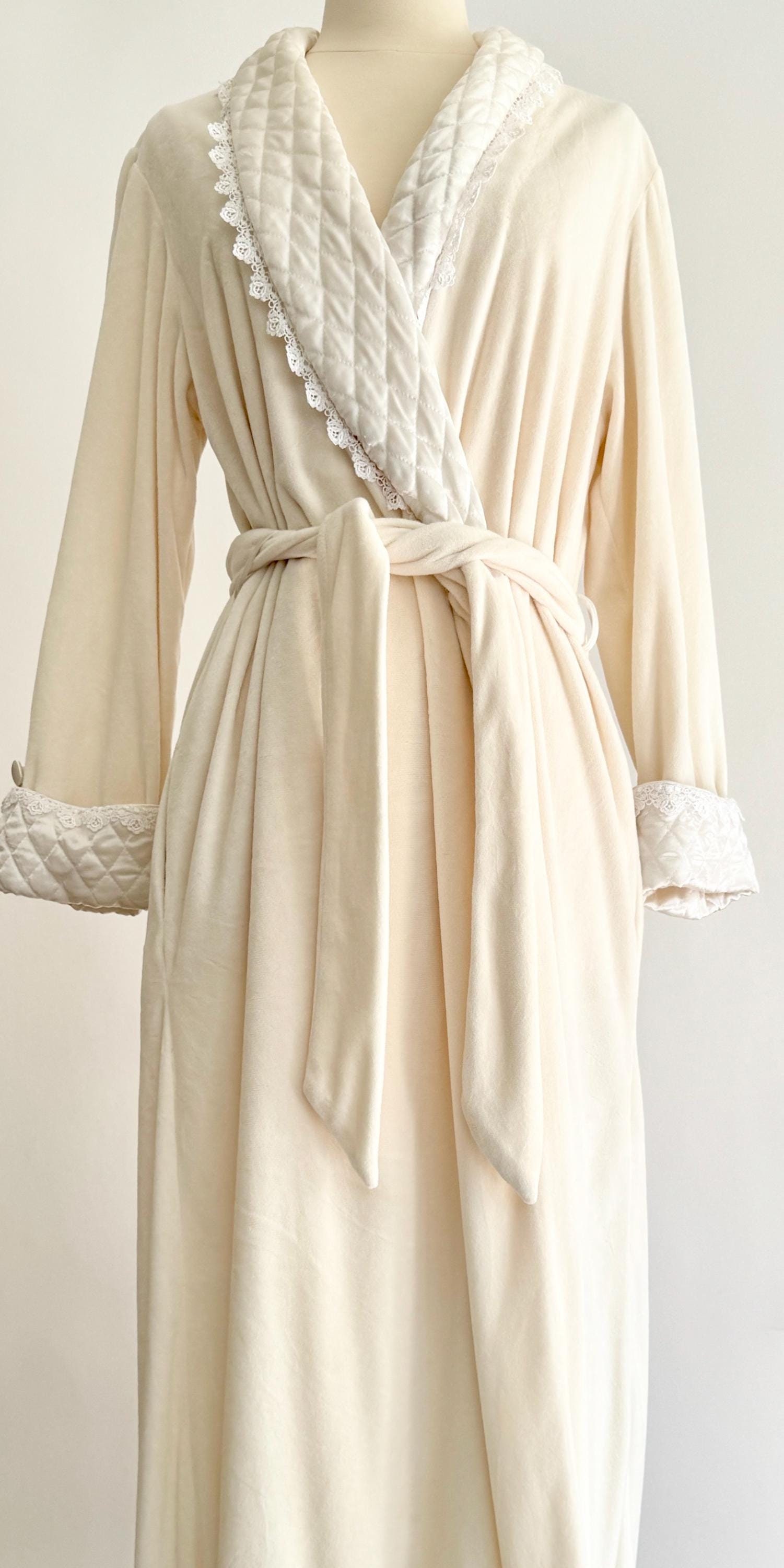 Christian Dior Robe Dressing Gown Floor Length Vintage 70s 80s Very ...
