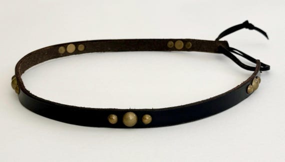 Western Leather Hat Band Handmade Cowboy Hat Band Rep… - Gem