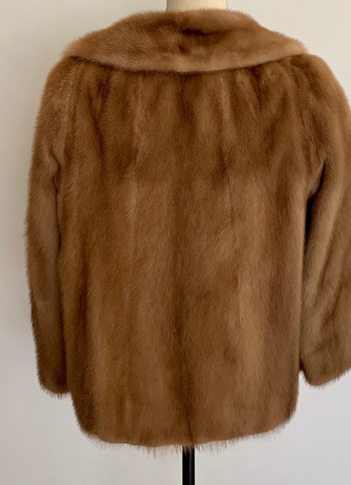 Light Brown Mink Jacket Coat Vintage 50s 60s Pale Brown Beige Fur ...